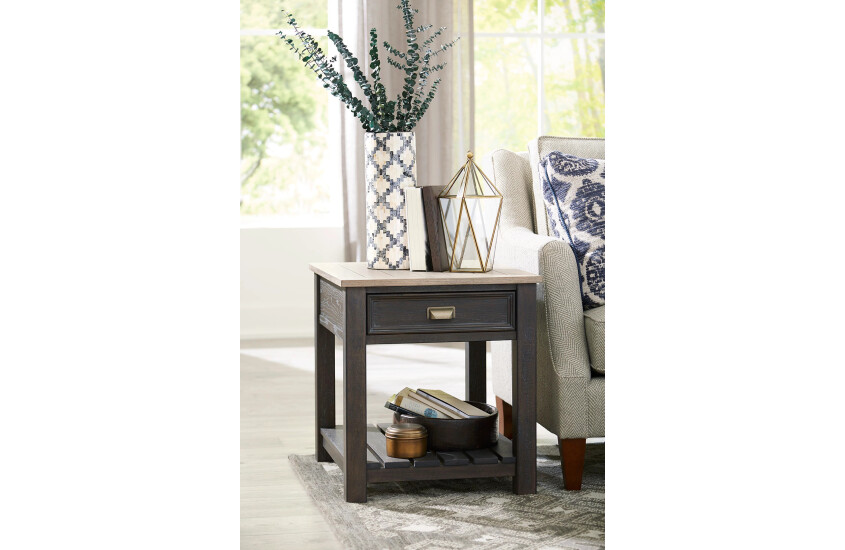 RECTANGULAR DRAWER END TABLE Room Image 1