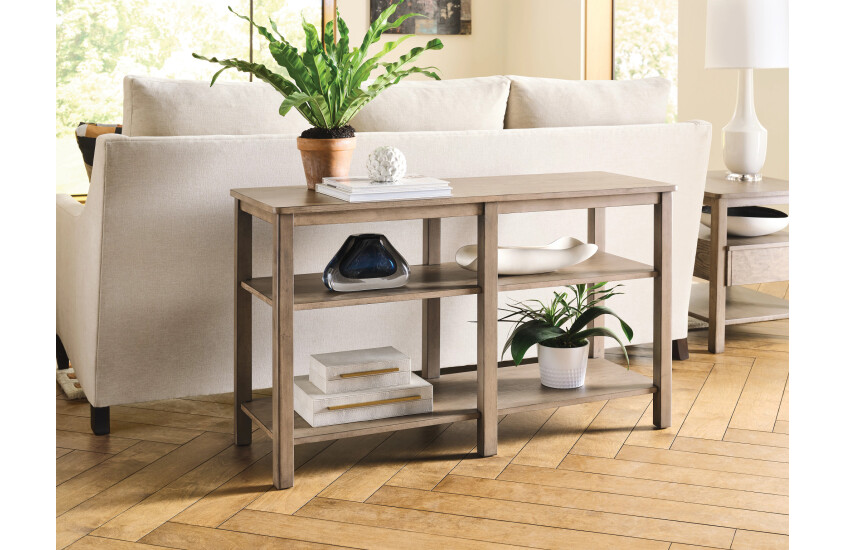 RECTANGULAR SOFA TABLE-TAUPE Room Image 1