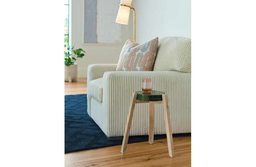 LIGHT CAST GLASS ACCENT TABLE Room Image 1