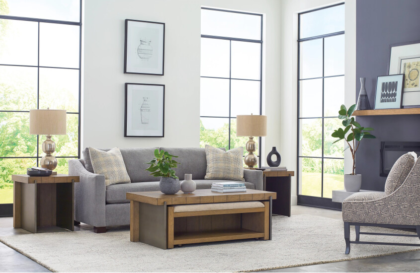 SPENCE COFFEE TABLE AND BENCH Room Image 2